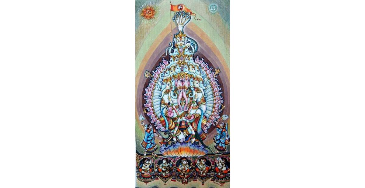 Lord Ganesha 3 by Anand Sonar – Art Of India